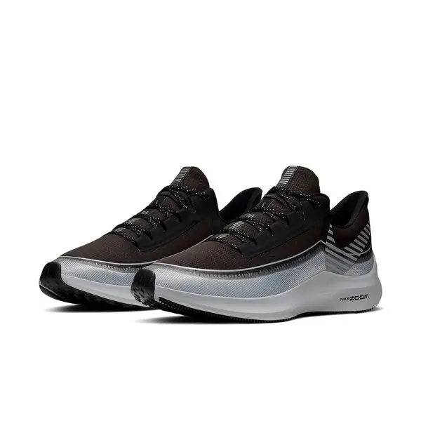 Nike Zoom Winflo 6 Shield Athletic Sneakers - Black/grey