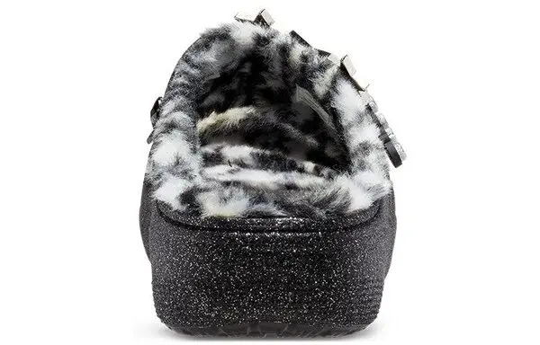 CROCS Classic Cozzzy Disco Glitter Sandals