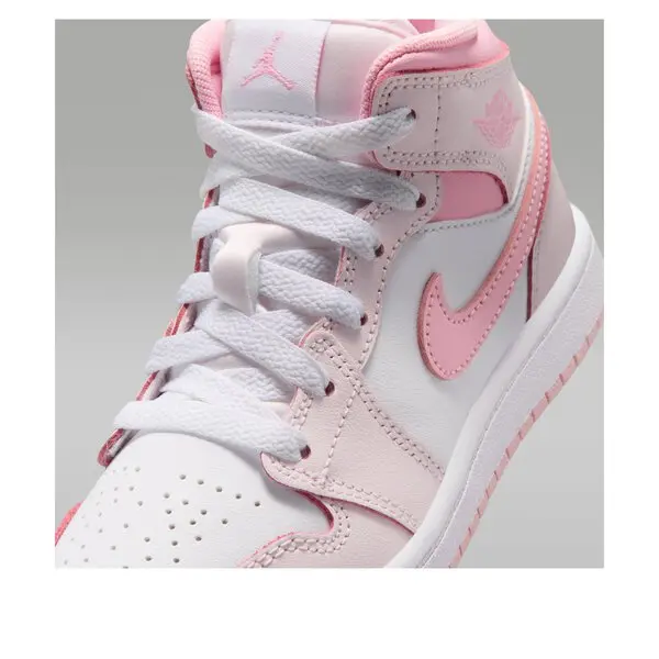 JORDAN 1 Mid Sneakers - Pearl/pink/white