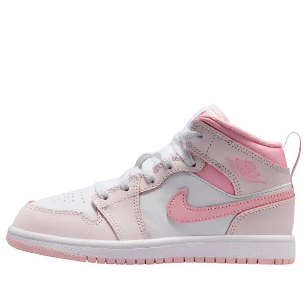 JORDAN 1 Mid Sneakers - Pearl/pink/white