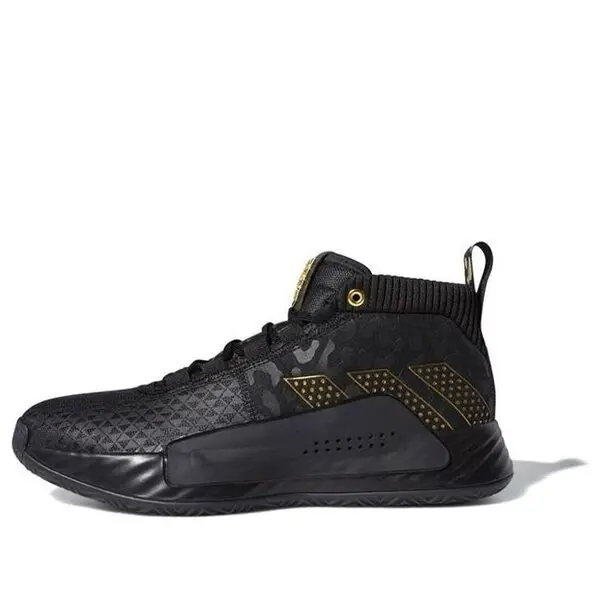 Adidas Marvel X Dame 5 'killmonger' Mid-top Sneakers - Black
