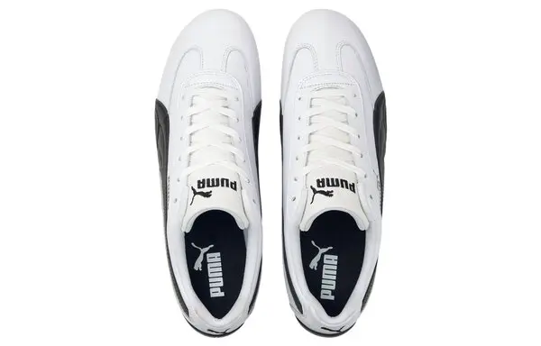 PUMA Speedcat Shield Leather Sneakers - White/black