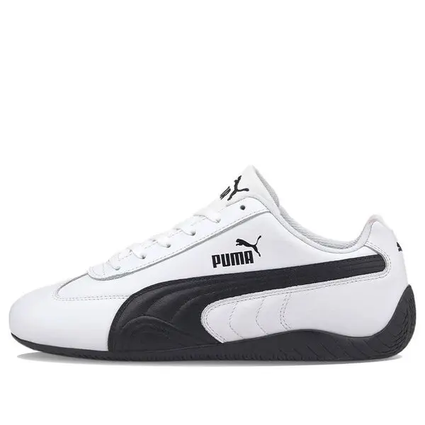 PUMA Speedcat Shield Leather Sneakers - White/black