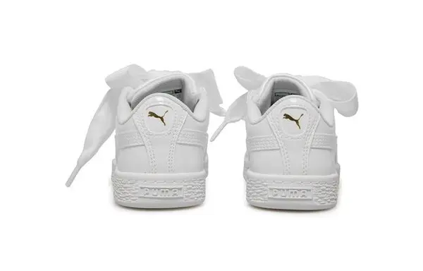 PUMA Basket Heart Patent Low Top Sneakers