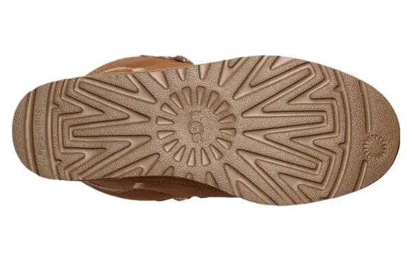 UGG Highmel Lace Up High Top Sneakers - Chestnut