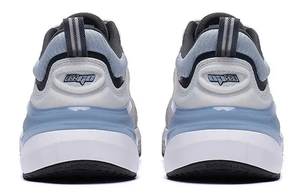 LI-NING Eazgo Lace Up Sneakers - Grey/white/blue