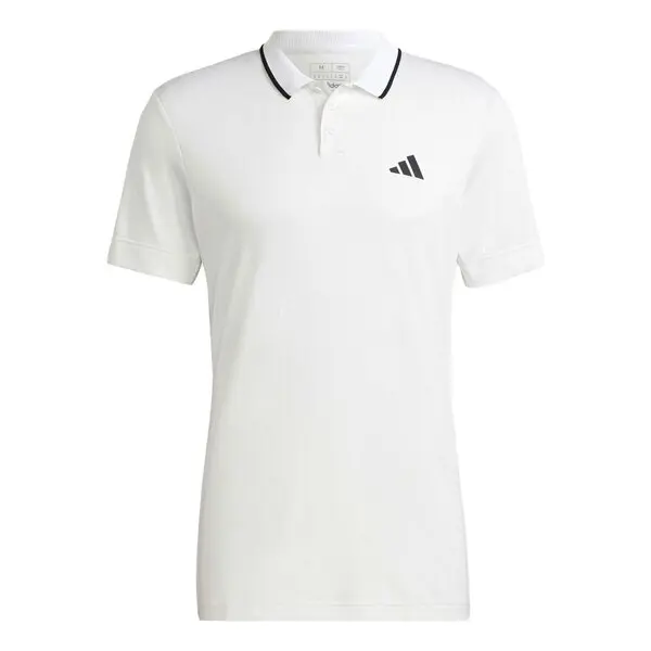 Adidas Freelift Polo Shirt 'white - White/black