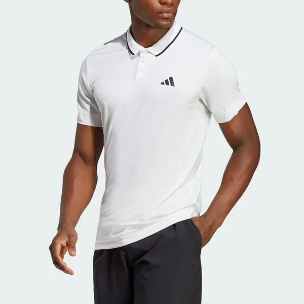 Adidas Freelift Polo Shirt 'white - White/black