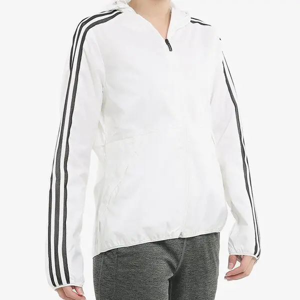 Adidas Hooded Windtight Jacket - White