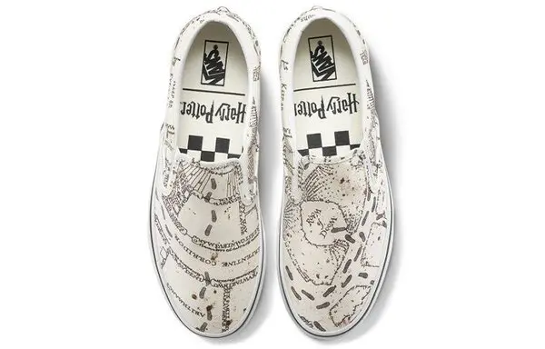 VANS Harry Potter X Classic Slip-on 'marauder's Map' Casual Sneakers