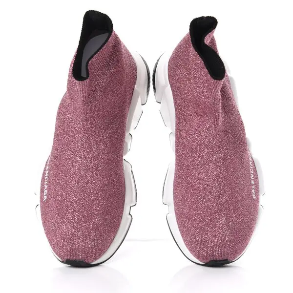 Balenciaga Speed 1.0 Sock Sneakers - Pink/white/black