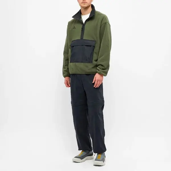 Nike Embroidered Fleece Pullover Jacket