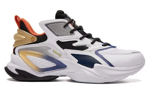 361 DEGREES Nfo 2.0 Plus X Gold Saint 'gemini Saga' Sneakers - White/black/gold