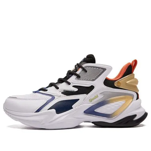 361 DEGREES Nfo 2.0 Plus X Gold Saint 'gemini Saga' Sneakers - White/black/gold