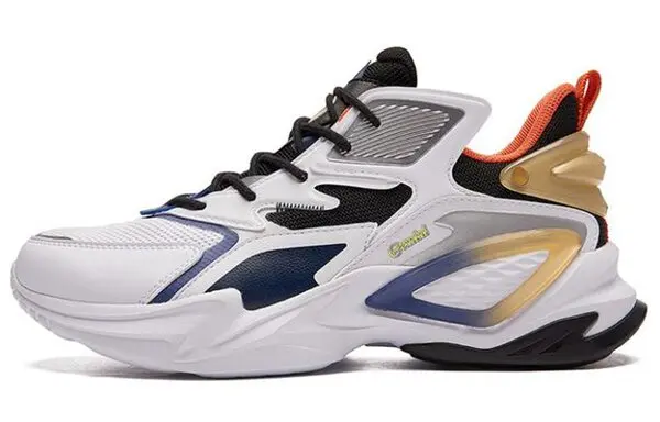 361 DEGREES Nfo 2.0 Plus X Gold Saint 'gemini Saga' Sneakers - White/black/gold