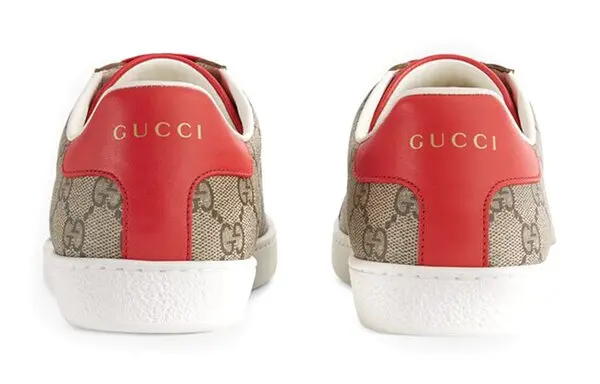 Gucci Ace Sneakers - Grey Red