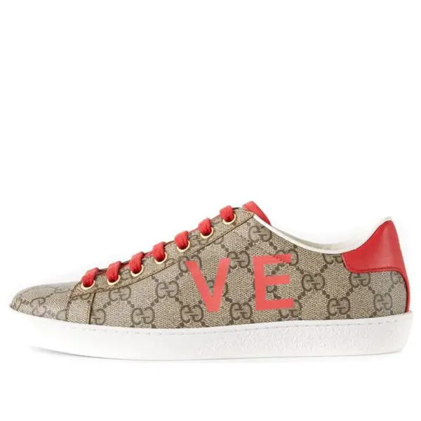 Gucci Ace Sneakers - Grey Red