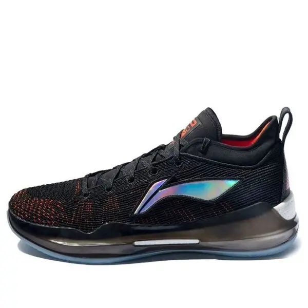 LI-NING Yushuai 13 Low "black Laser" Sneakers - Black/orange