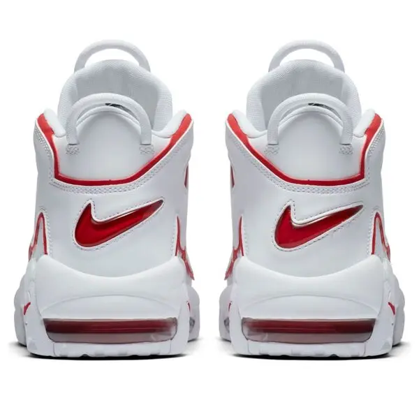 Nike More Uptempo Sneakers - Red/white