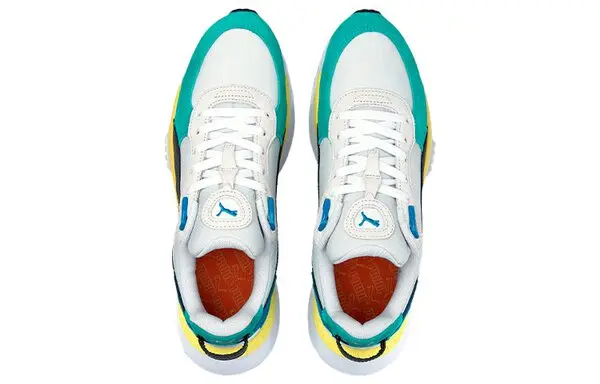 PUMA Wild Rider "rollin'" Elektro Aqua - White/blue/gray
