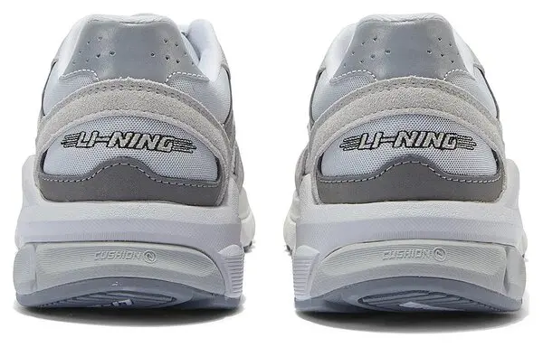 LI-NING Furious Rider Runner Sneakers - White/grey