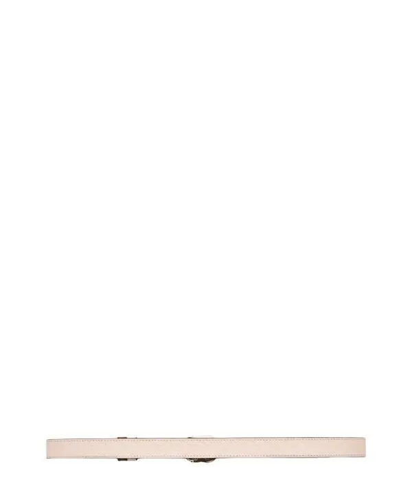 Gucci 2.0 Reversible Gg Marmont Thin Belt - Pink
