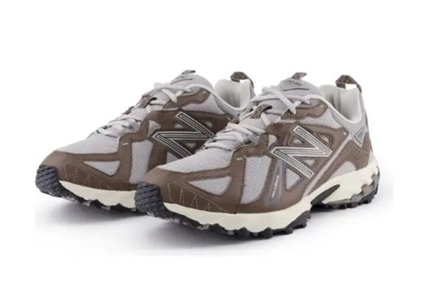 NEW BALANCE 610t Low Top Lace-up Sneakers - Brown/grey/biege