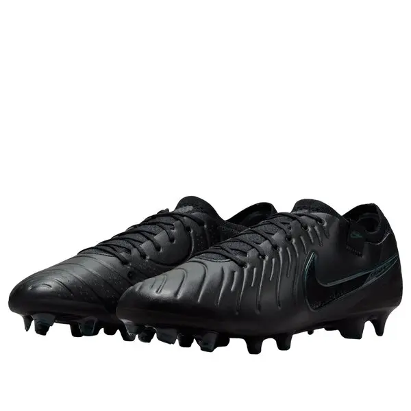 Nike Tiempo Legend Elite Firm-ground Low-top - Black/deep Jungle