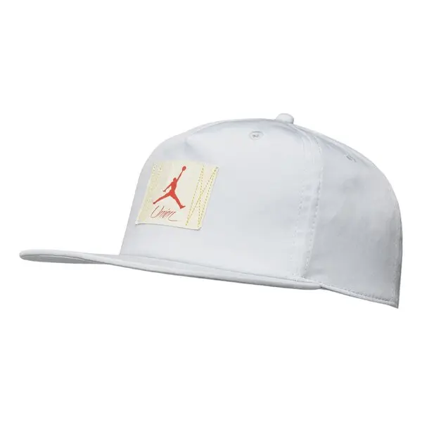 JORDAN X Union Cap - White Onyx/habanero Red
