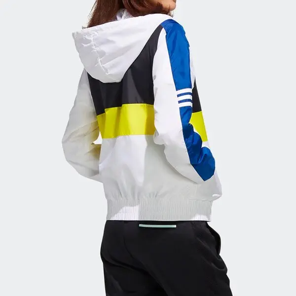 Adidas Neo Colorblock Zip-up Hooded Jacket