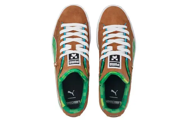 PUMA Minecraft X Suede "grass Block" Sneakers
