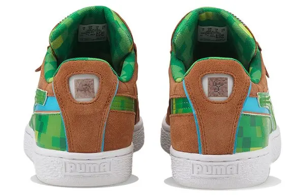 PUMA Minecraft X Suede "grass Block" Sneakers