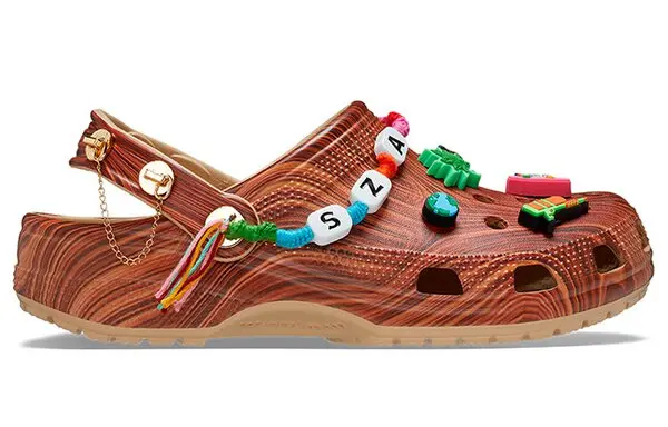 CROCS Sza X Classic Clog Woodgrain