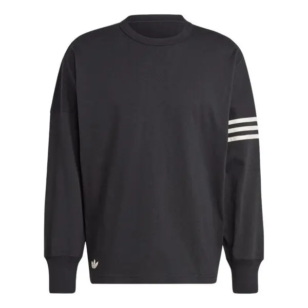 Adidas Adicolor Neuclassics Long Sleeve Tee 'black - Grey