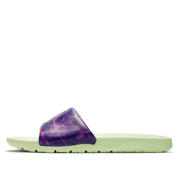 JORDAN Break Slide "cosmic Deception - Green/purple