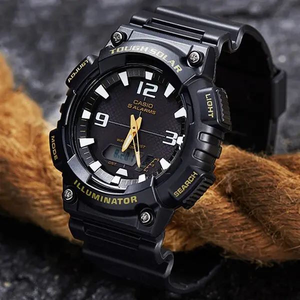 Casio Tough Solar Waterproof Analog Sports Watch