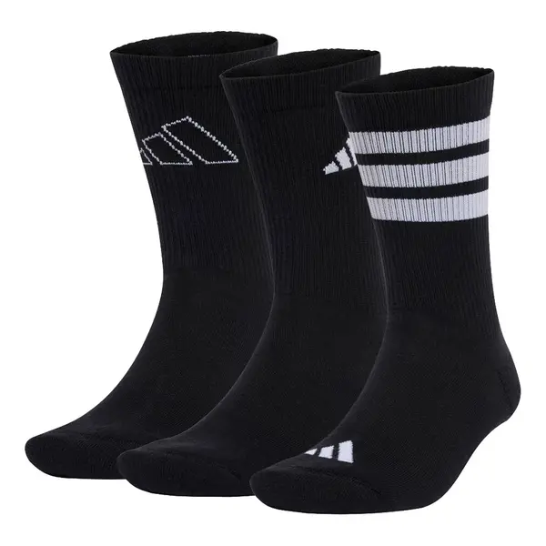 Adidas Logo Socks 3 Pack - Black