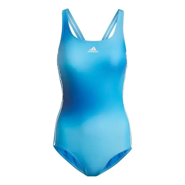 Adidas Melbourne Padded 3-stripes Swimsuit - Blue