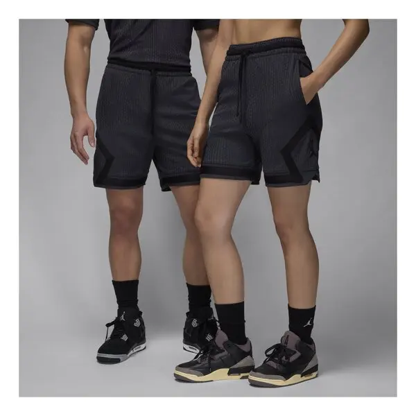 JORDAN Sport Dri-fit Adv Diamond Shorts - Shadow Grey/black/white
