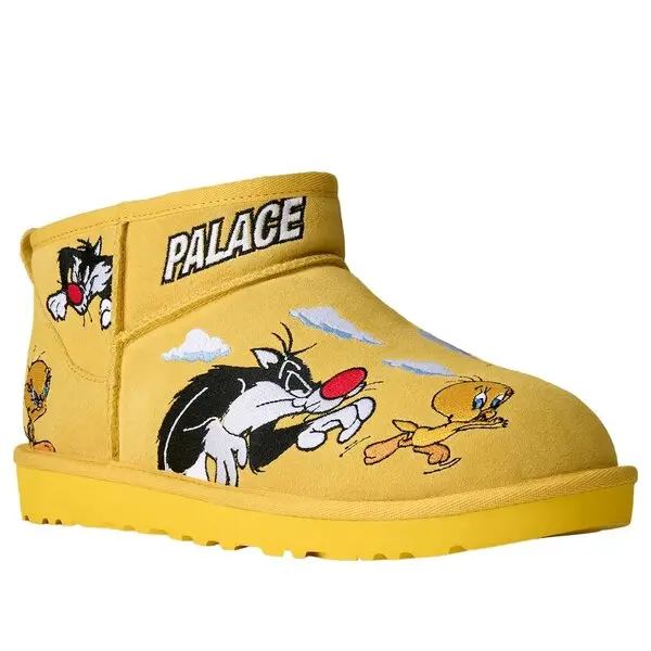 UGG X Palace Ultra Mini Boots - Yellow