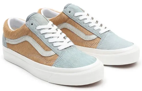 VANS Old Skool 36 Dx Anaheim Factory Grey Pony Sneakers - Grey/orange