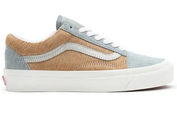 VANS Old Skool 36 Dx Anaheim Factory Grey Pony Sneakers - Grey/orange