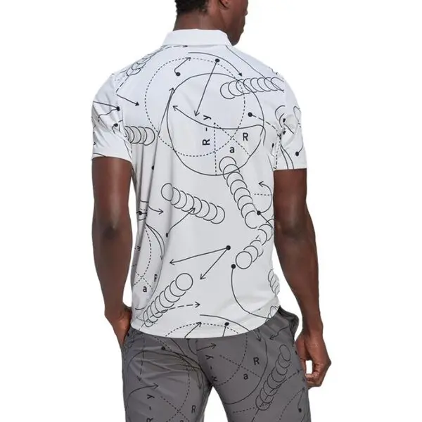 Adidas Club Graphic Tennis Polo Shirt 'white