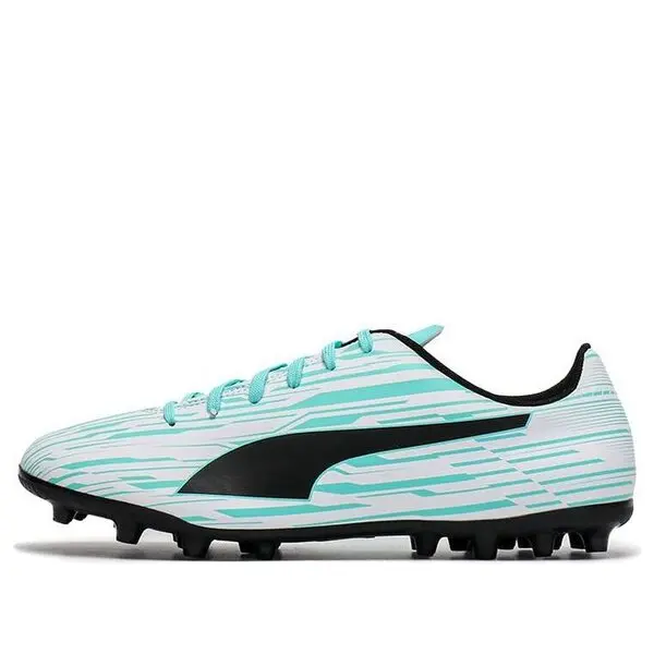 PUMA Rapido Iii Mg Football Shoes - White/green