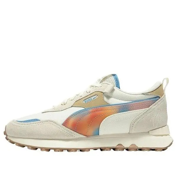PUMA Rider Fv Gradient Flames Sneakers - Beige/white/orange