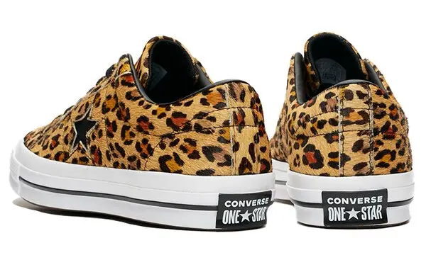 CONVERSE One Star Low Top Cheetah Print Sneakers - Leopardyellow/black