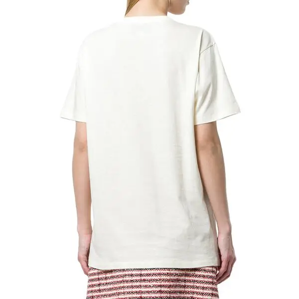 Gucci Alphabet Printing Short Sleeve Creamy White