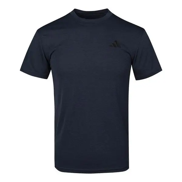 Adidas Bar Tech Tee Round Neck Navy Blue - Dark Blue
