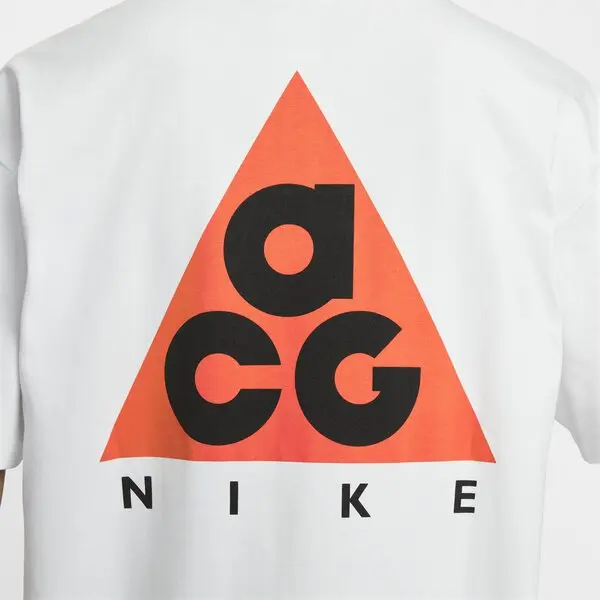 Nike As Df Tee M90 Lbr+hbr Tr T-shirt Asia Sizing 'white Orange - White/orange