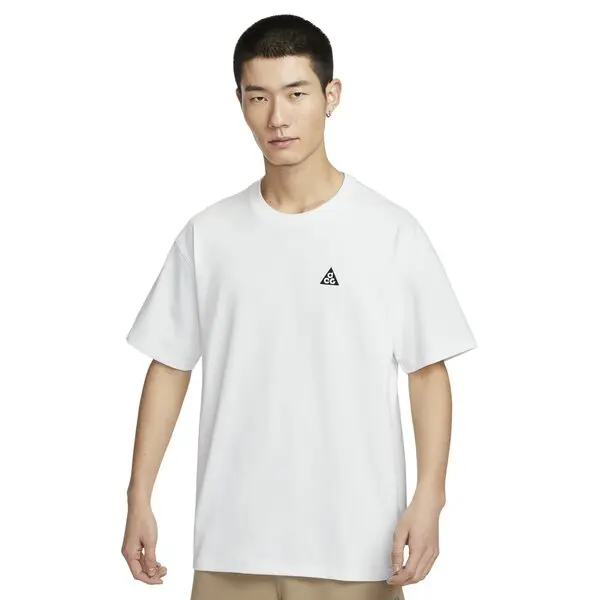 Nike As Df Tee M90 Lbr+hbr Tr T-shirt Asia Sizing 'white Orange - White/orange